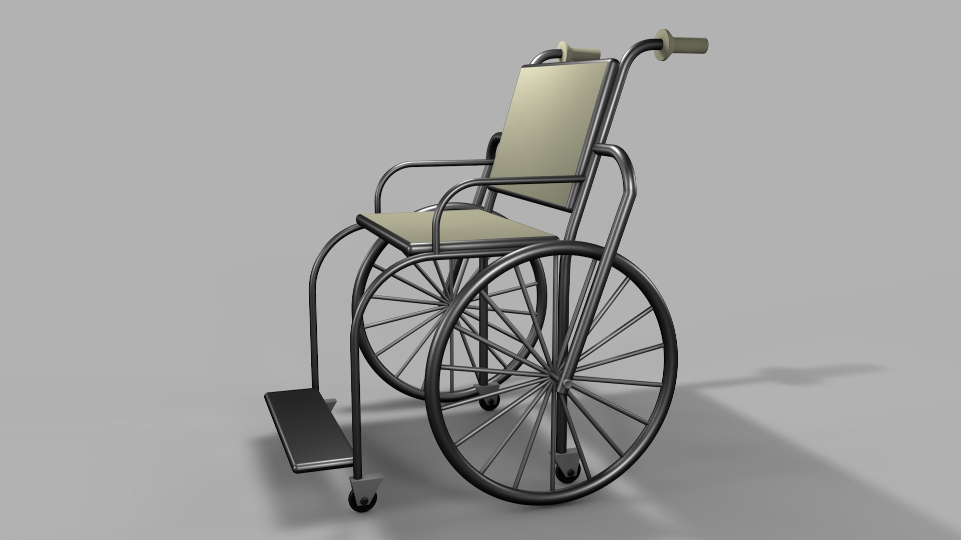 Hospital Wheel Chair 3D Model - TurboSquid 2516851