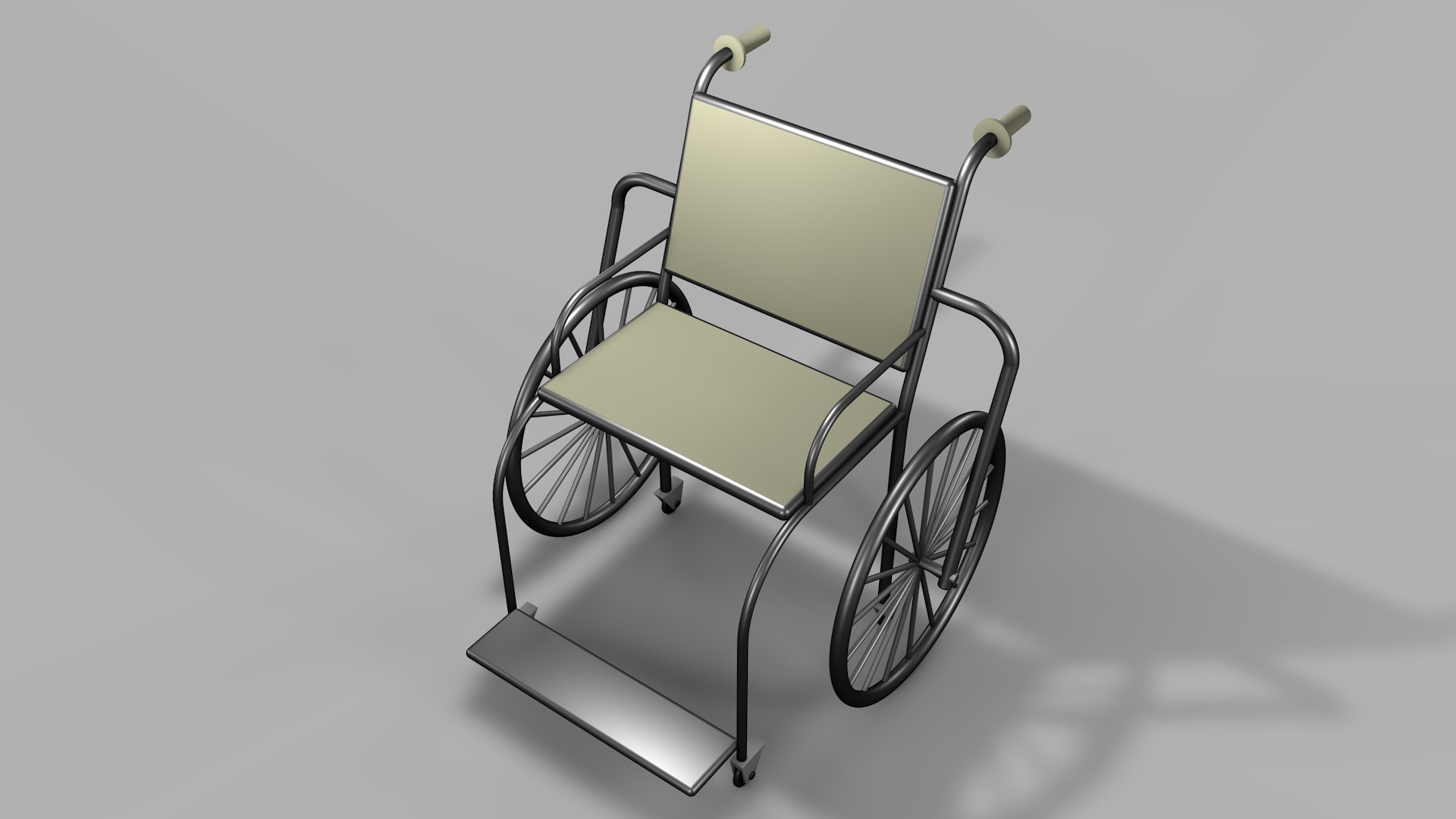 Hospital Wheel Chair 3D Model - TurboSquid 2516851