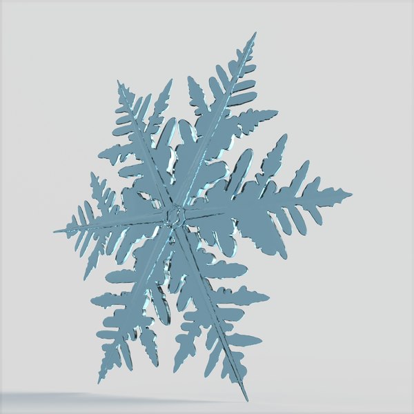 Snowflake 3D model - TurboSquid 1801073