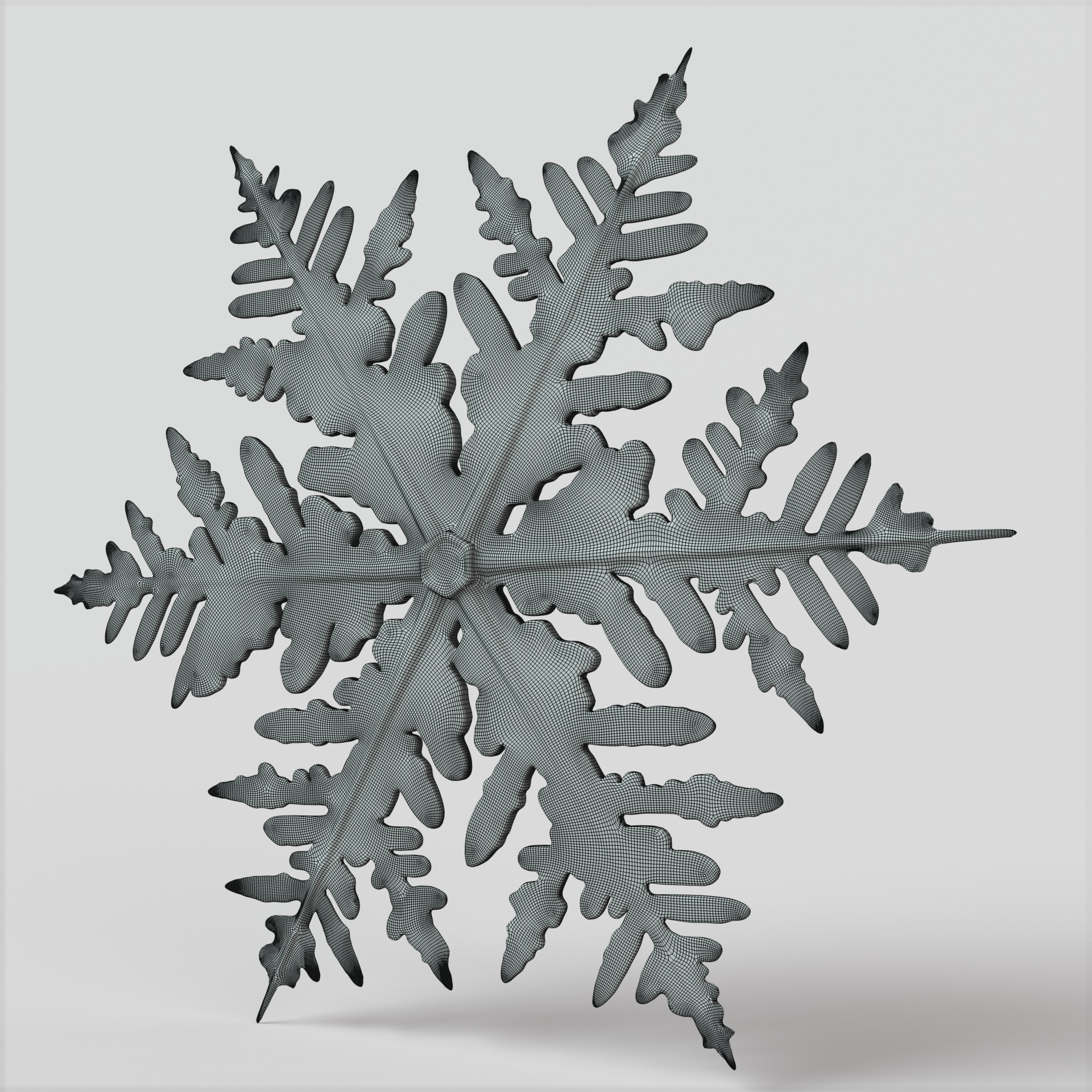 Snowflake 3D model - TurboSquid 1801073