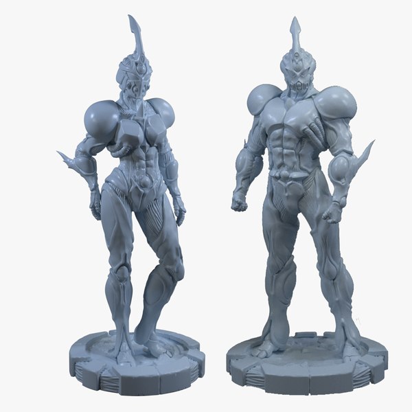 modelo 3d Guyver and Giuver Girl 3D printed collection - TurboSquid 2012452