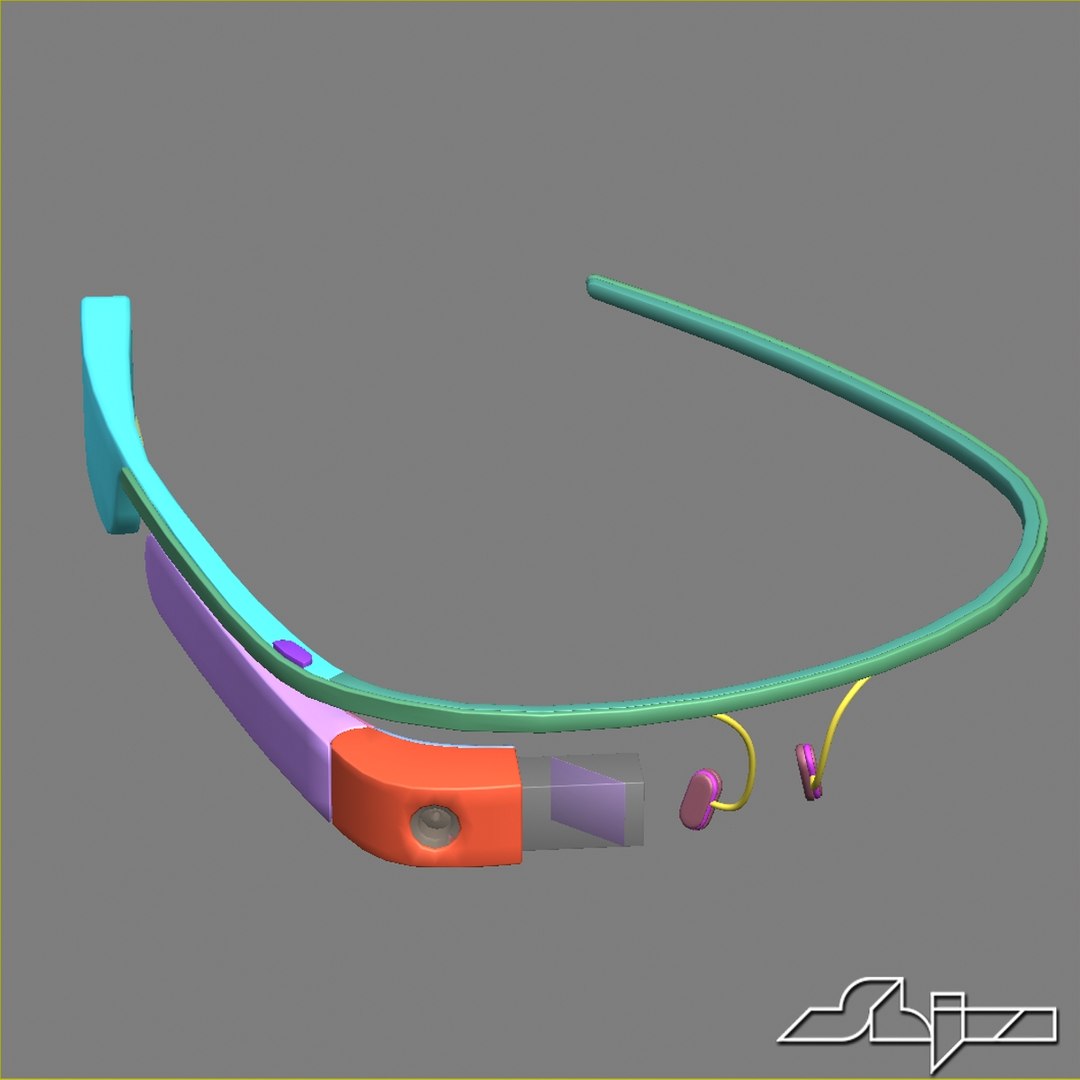 3d Google Glass Sky Model
