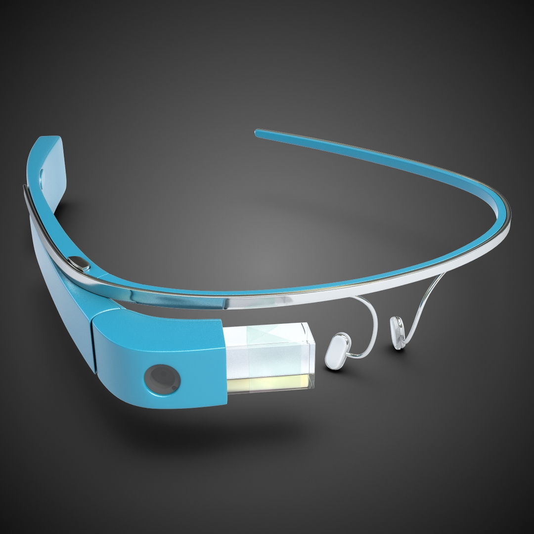 3d google glass sky model