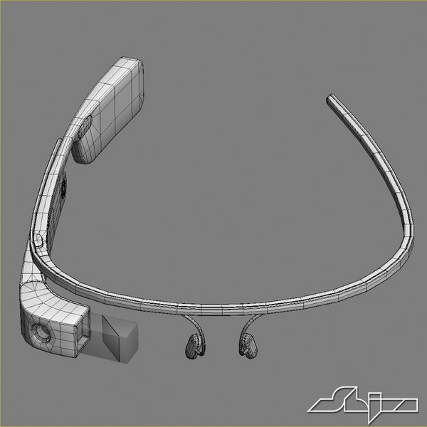 3d google glass sky model