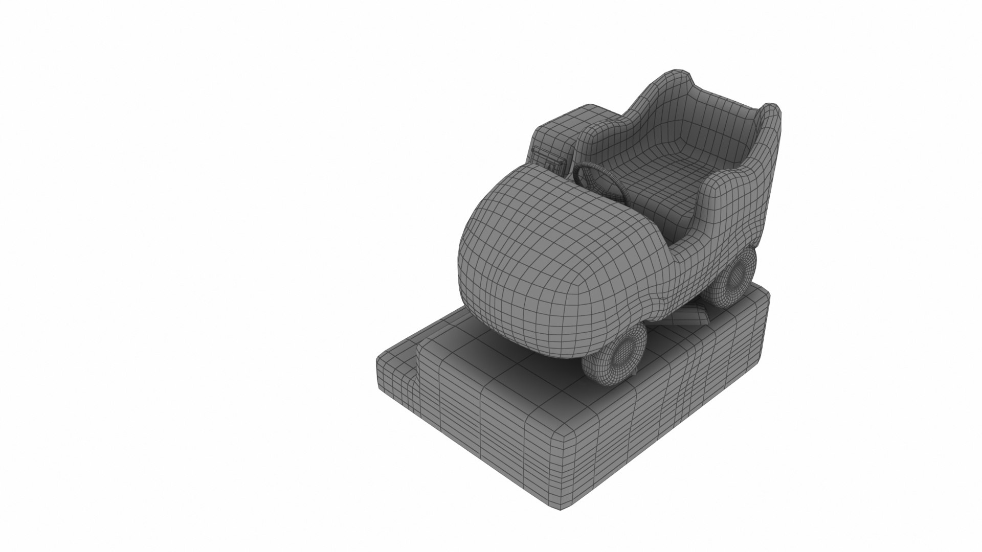 Coin operated ride 3 3D model - TurboSquid 1503329