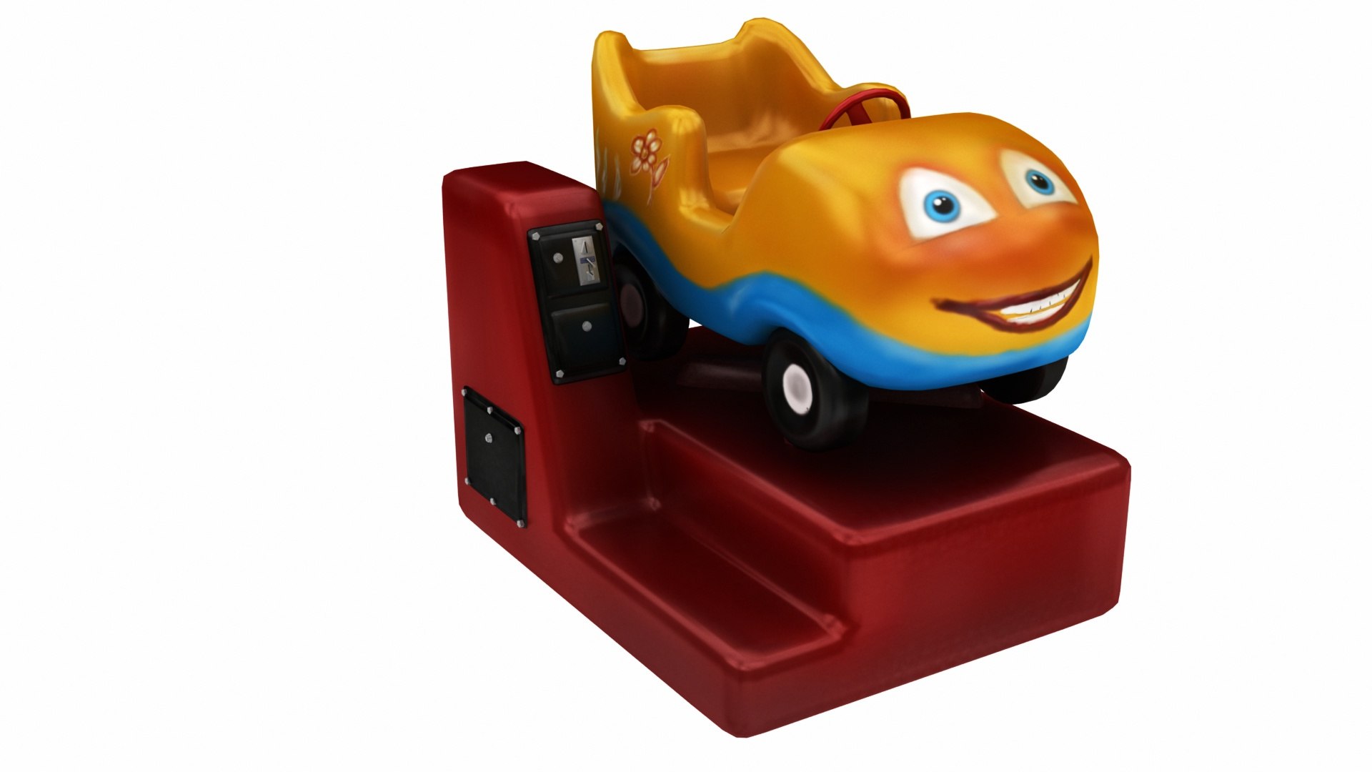 Coin operated ride 3 3D model - TurboSquid 1503329