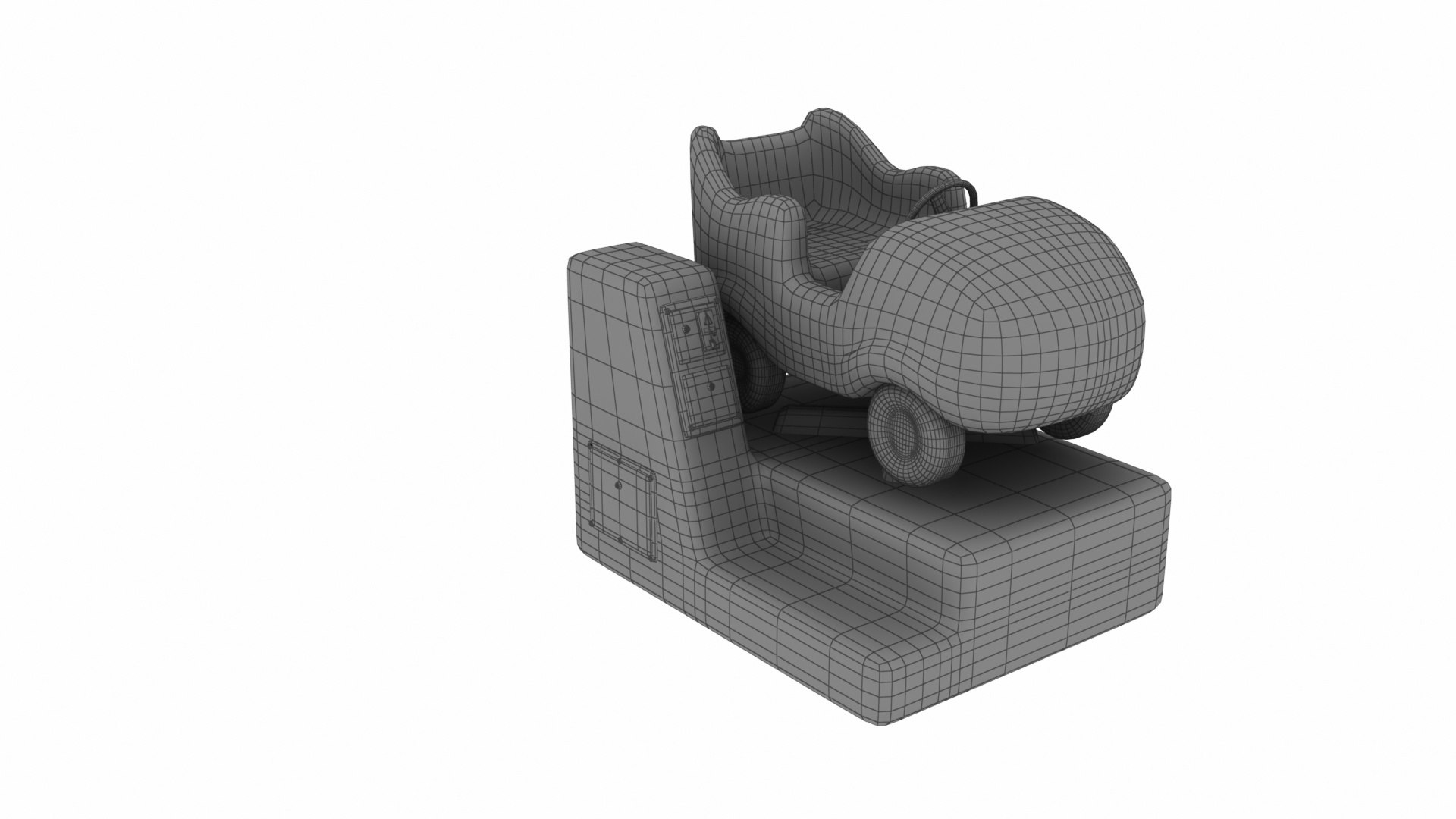 Coin operated ride 3 3D model - TurboSquid 1503329