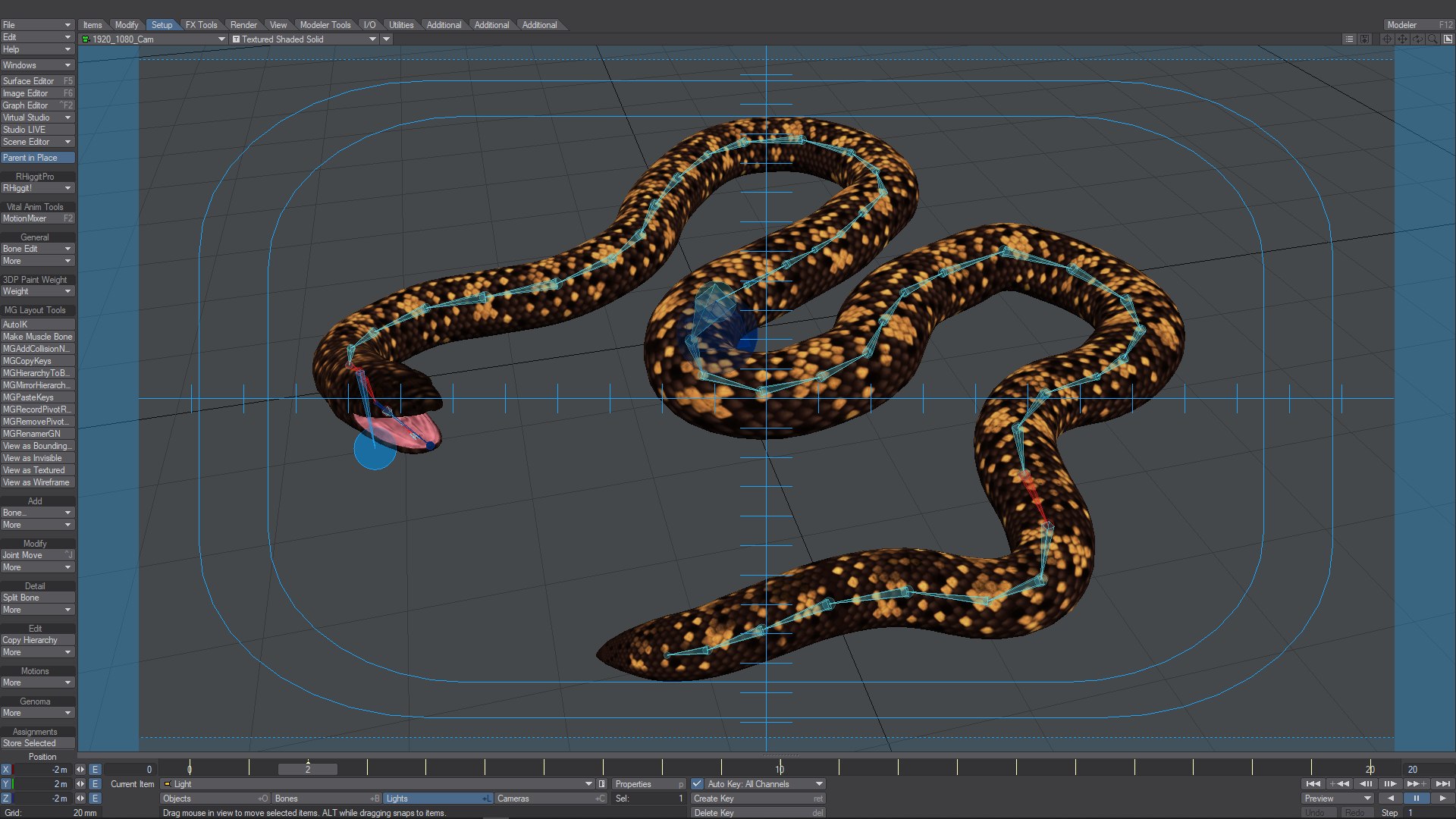 3D Model Animated Calabar Python - TurboSquid 1950262