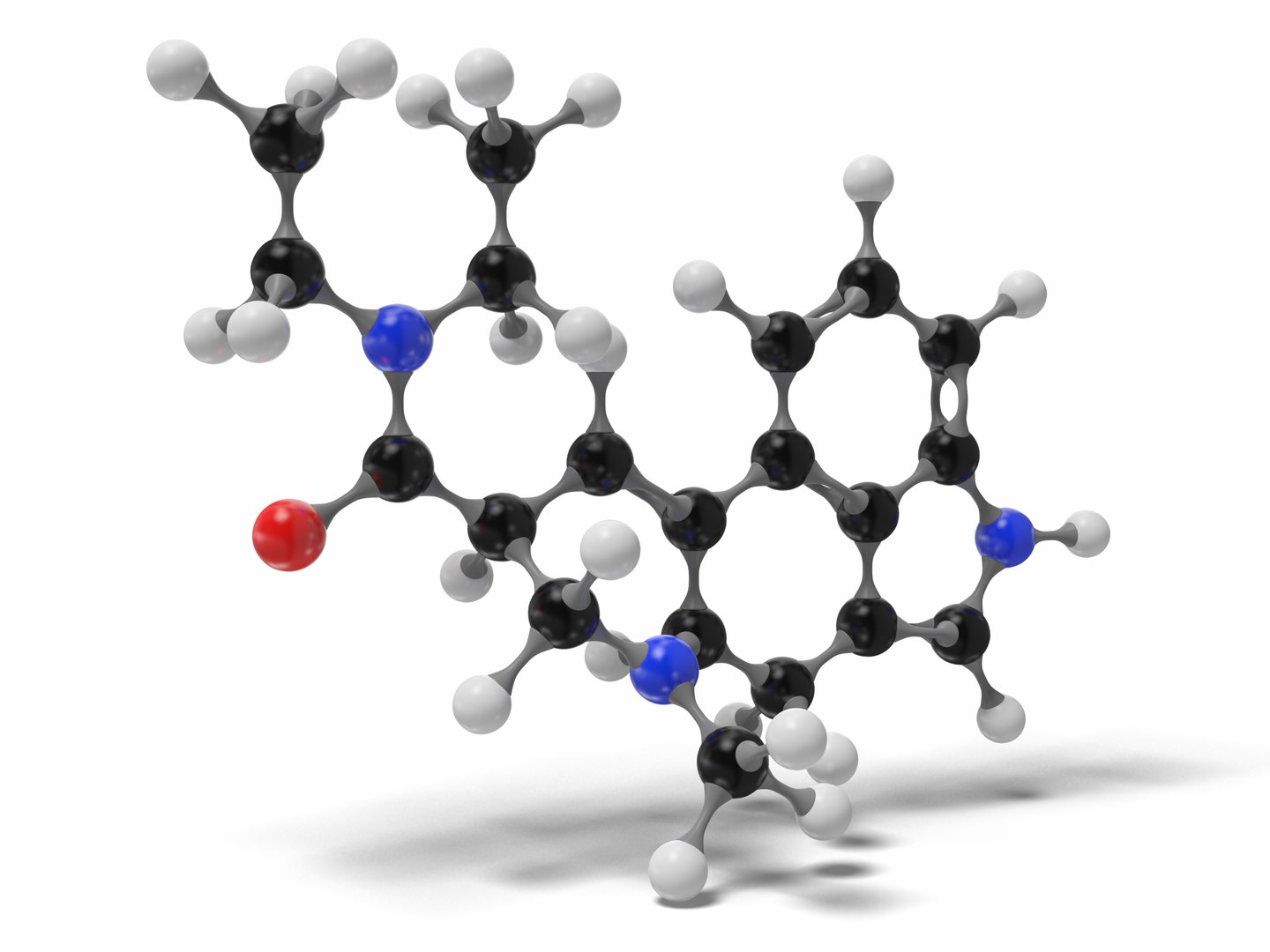 3D Lsd Molecule C20h25n3o Modeled - TurboSquid 1551207