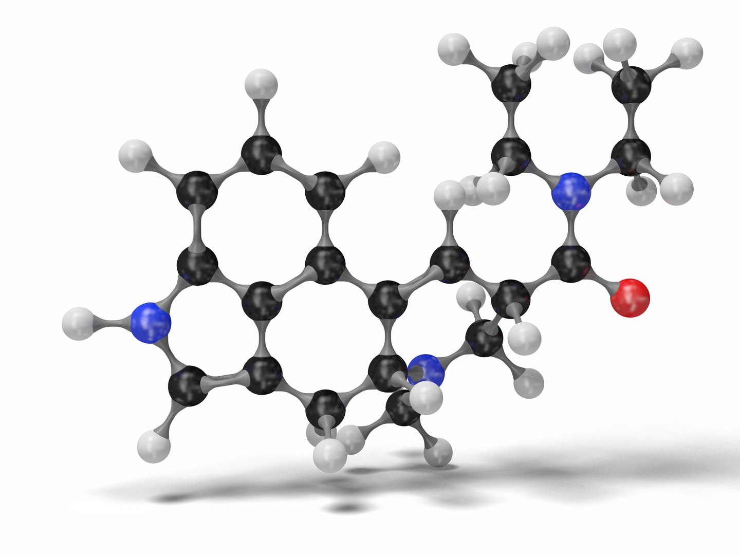 3D Lsd Molecule C20h25n3o Modeled - TurboSquid 1551207