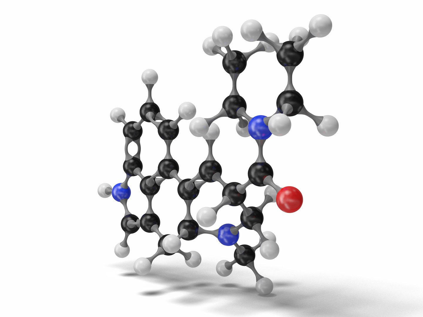 3D Lsd Molecule C20h25n3o Modeled - TurboSquid 1551207