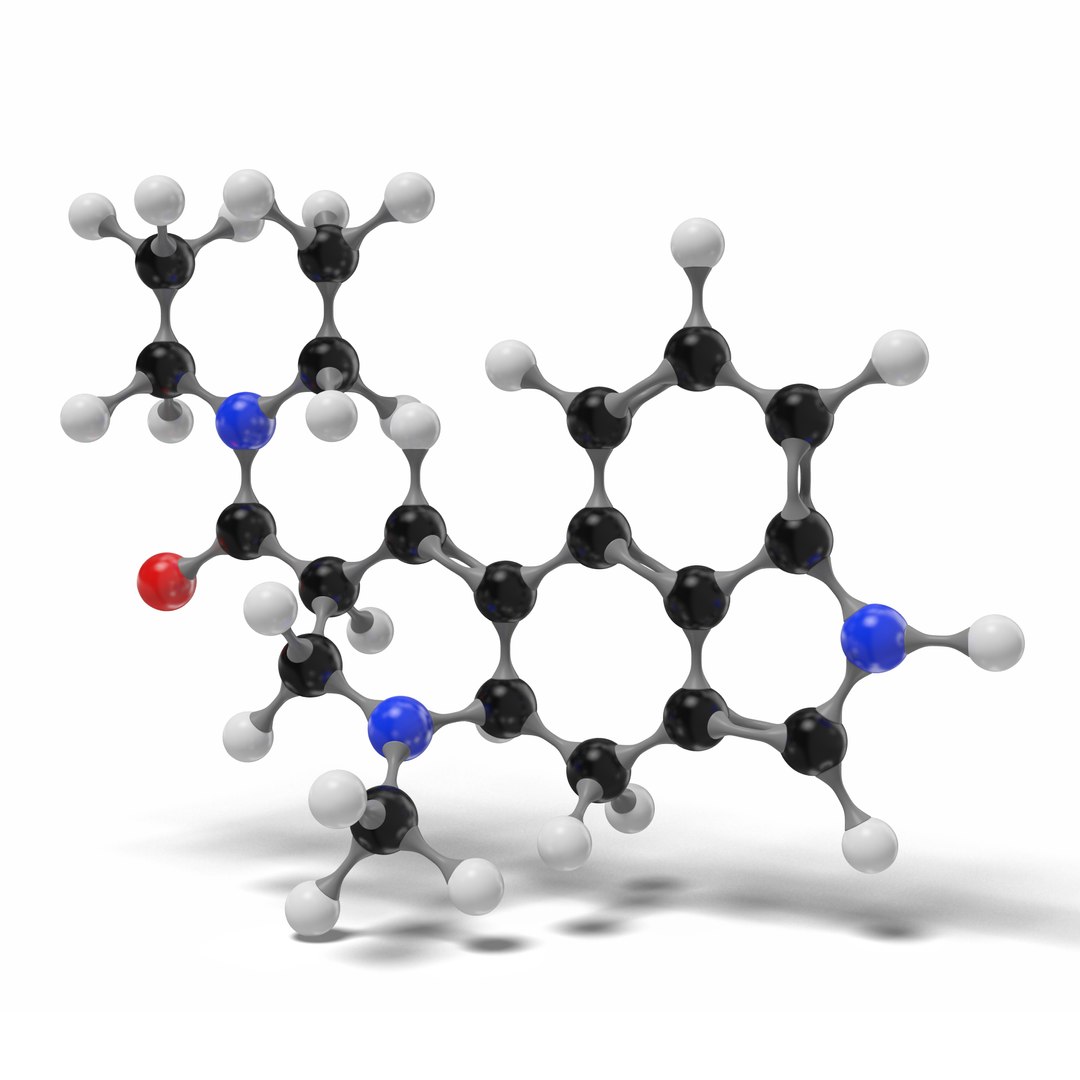 3D Lsd Molecule C20h25n3o Modeled - TurboSquid 1551207