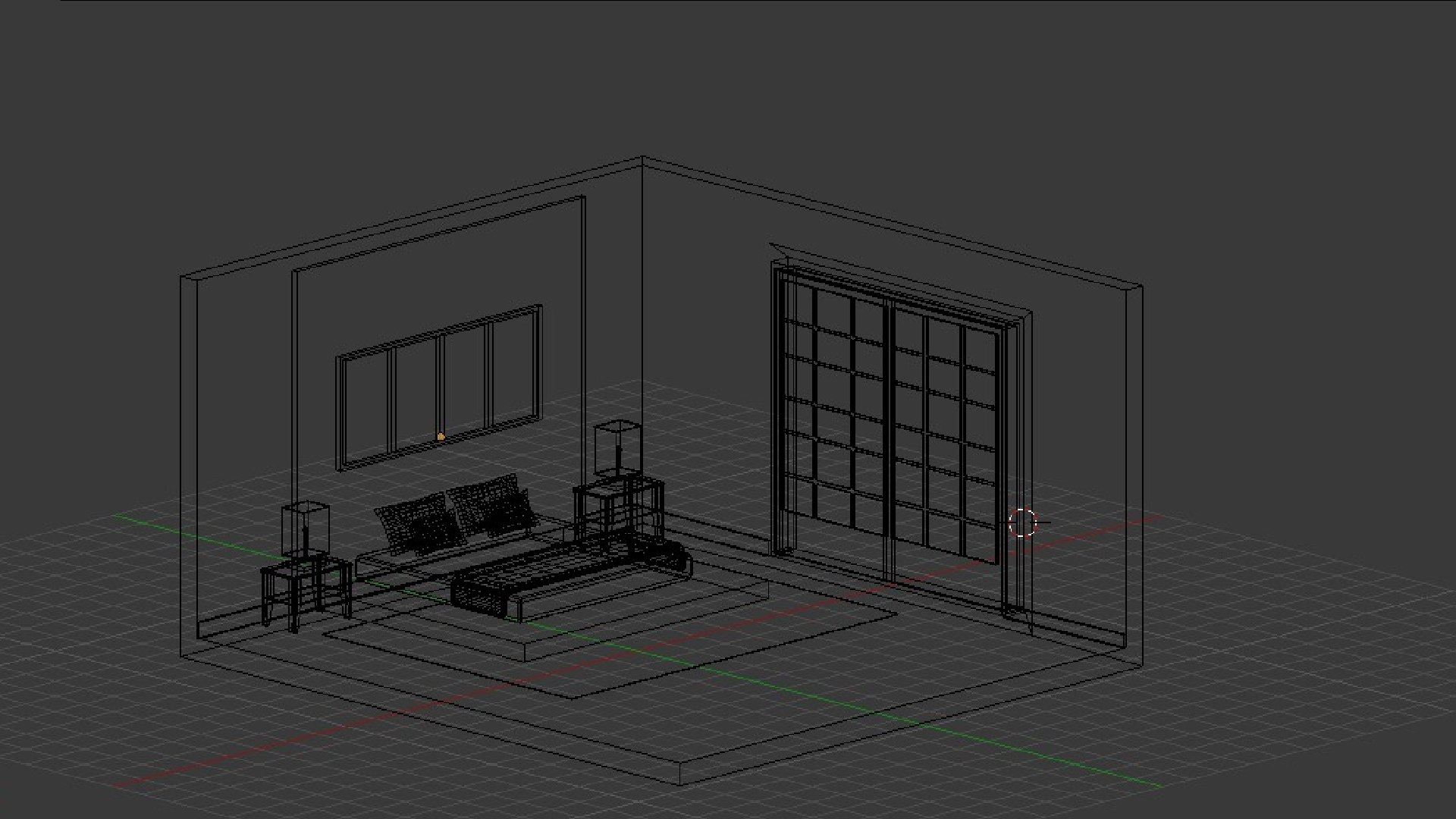 Japanese Style Isometric Room 3D Model - TurboSquid 2278731