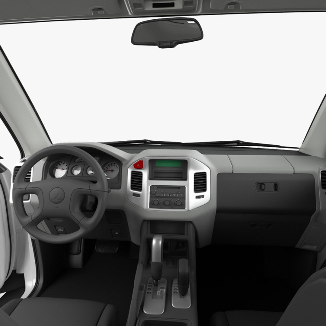 3D Mitsubishi Pajero 5-door With HQ Interior 2006 - TurboSquid 1833227
