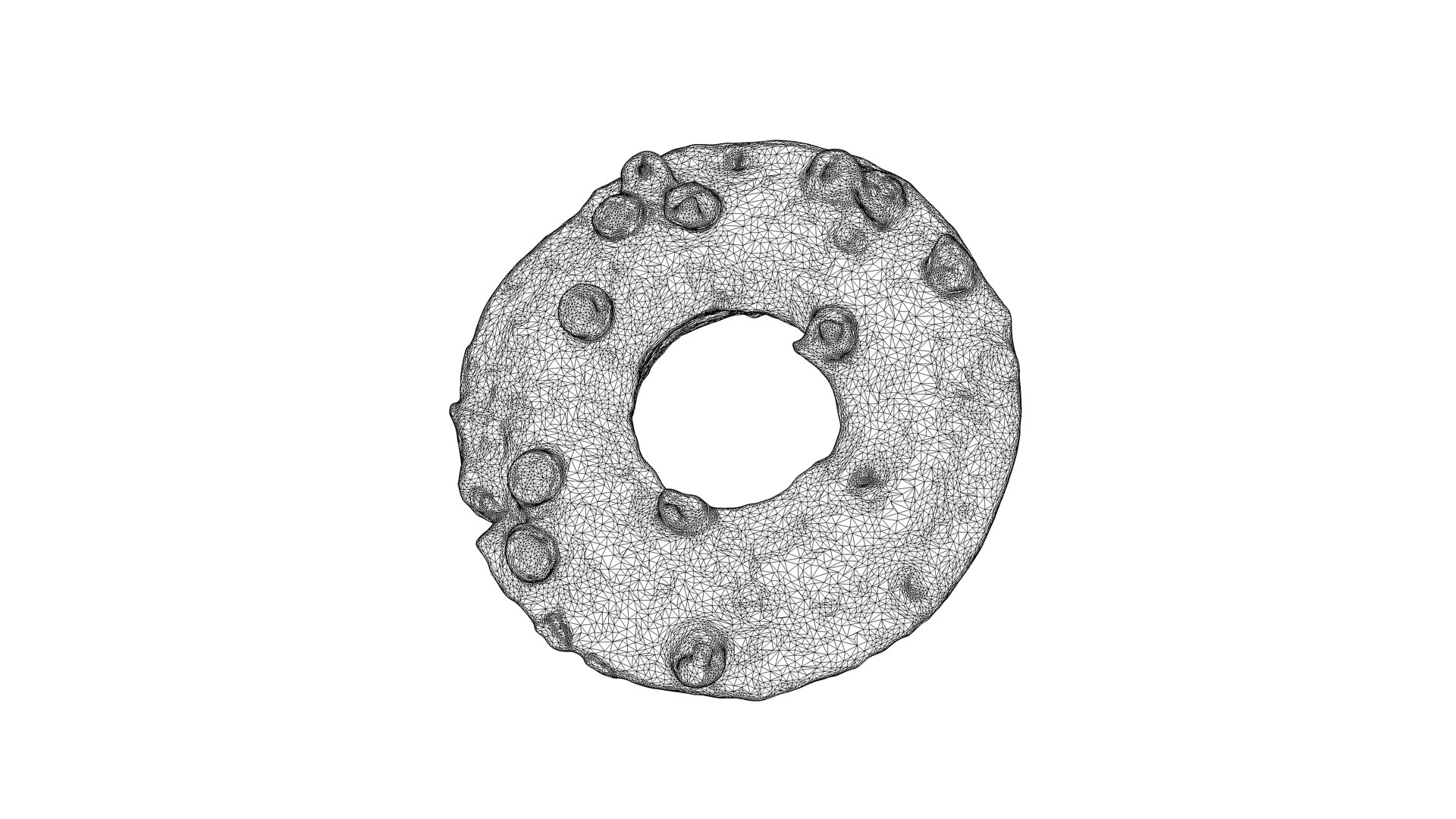 Photorealistic 3D Scan Of Donut 3D Model - TurboSquid 2346761