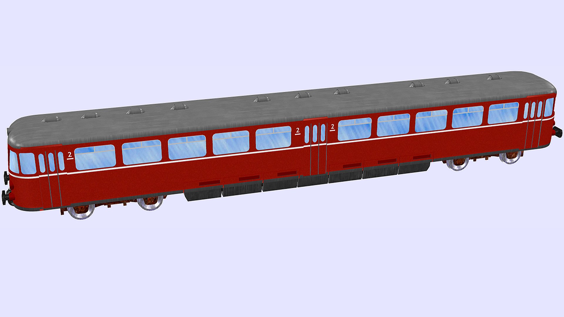 3D model eta 150 and esa 150 passenger railcar - TurboSquid 1808822