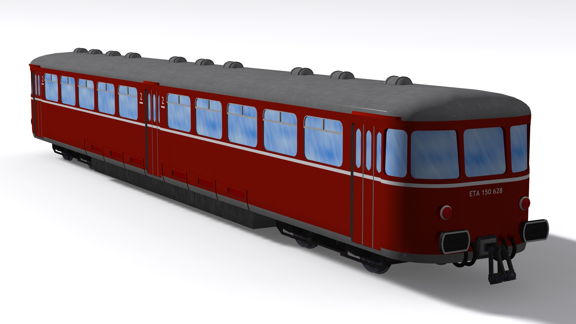 3D Model Eta 150 And Esa 150 Passenger Railcar - TurboSquid 1808822