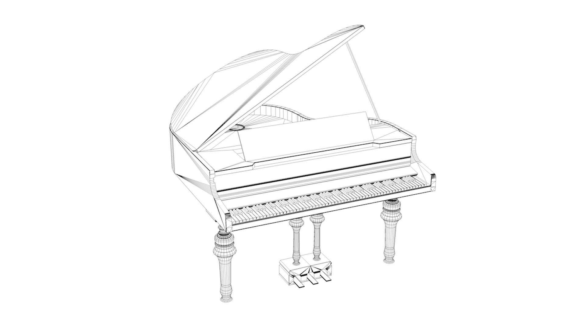 3D Model Piano Instruments - TurboSquid 1602506
