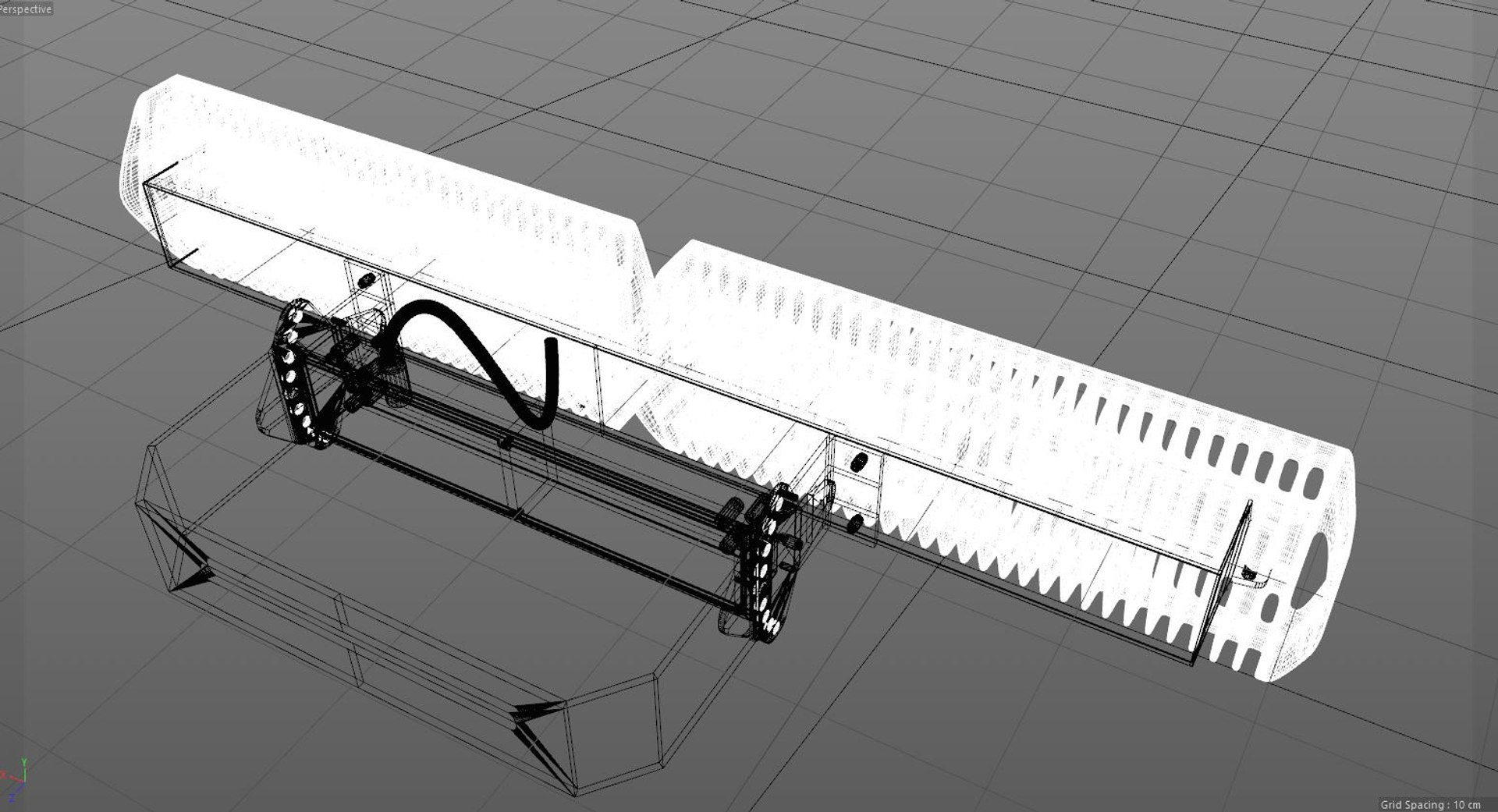 3D Led Light Bar - TurboSquid 1456869