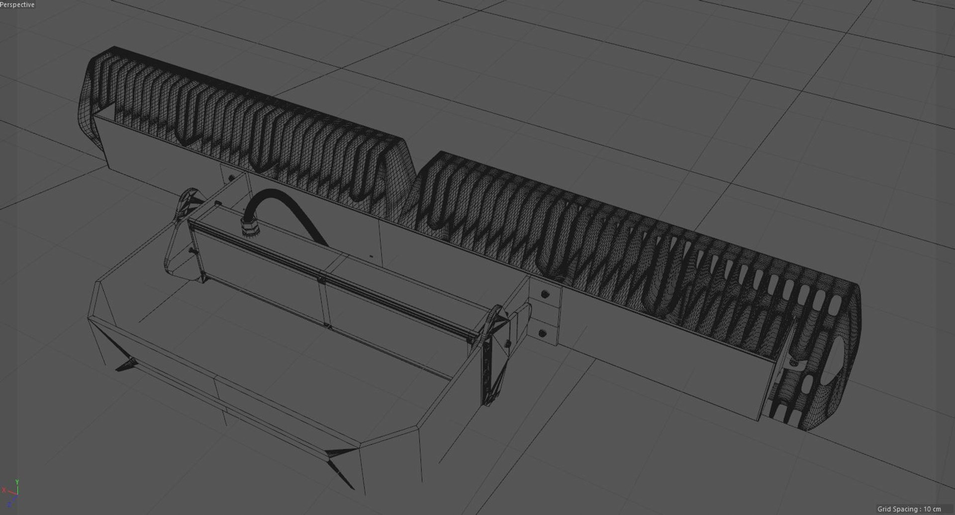 3D Led Light Bar - TurboSquid 1456869