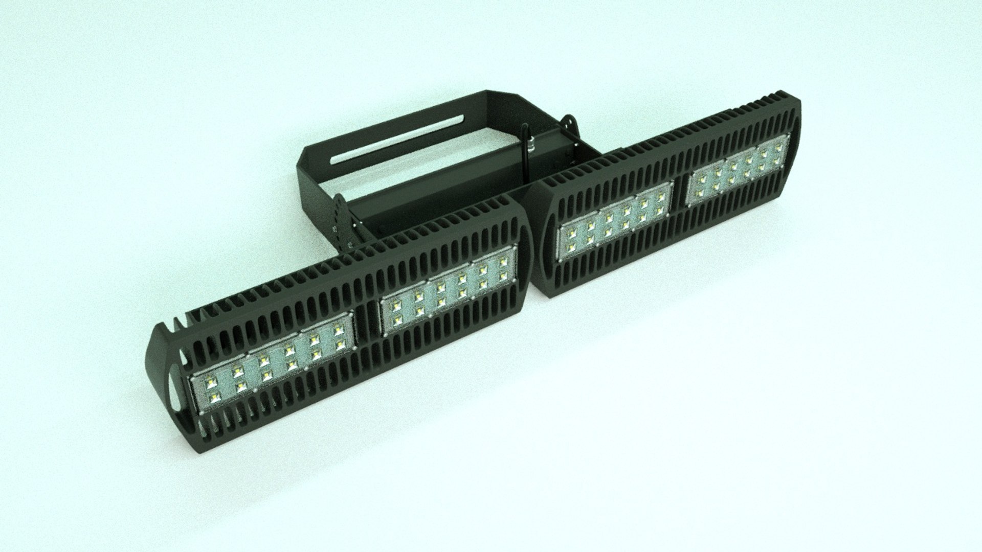 3D Led Light Bar - TurboSquid 1456869