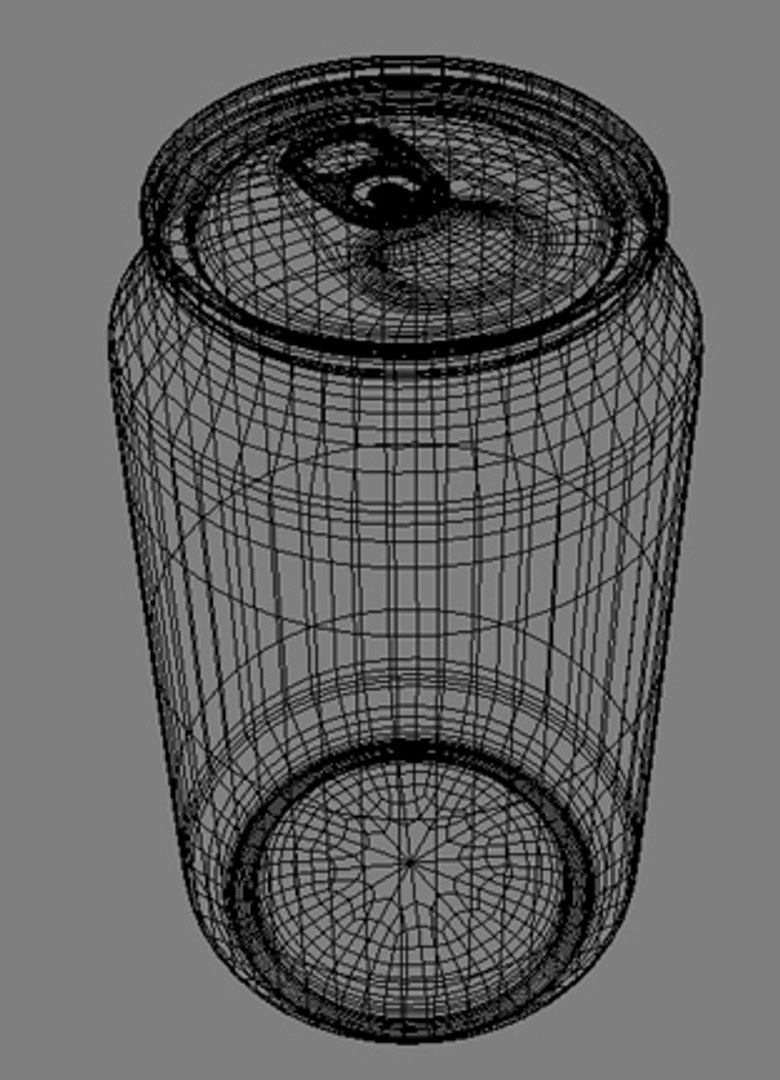 Realistic Soda 3d Obj