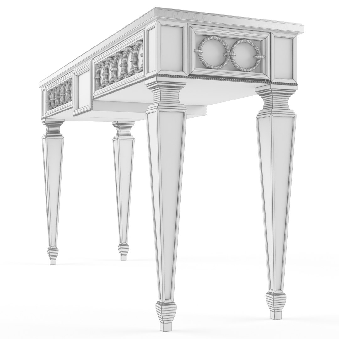 3d Table Console Model