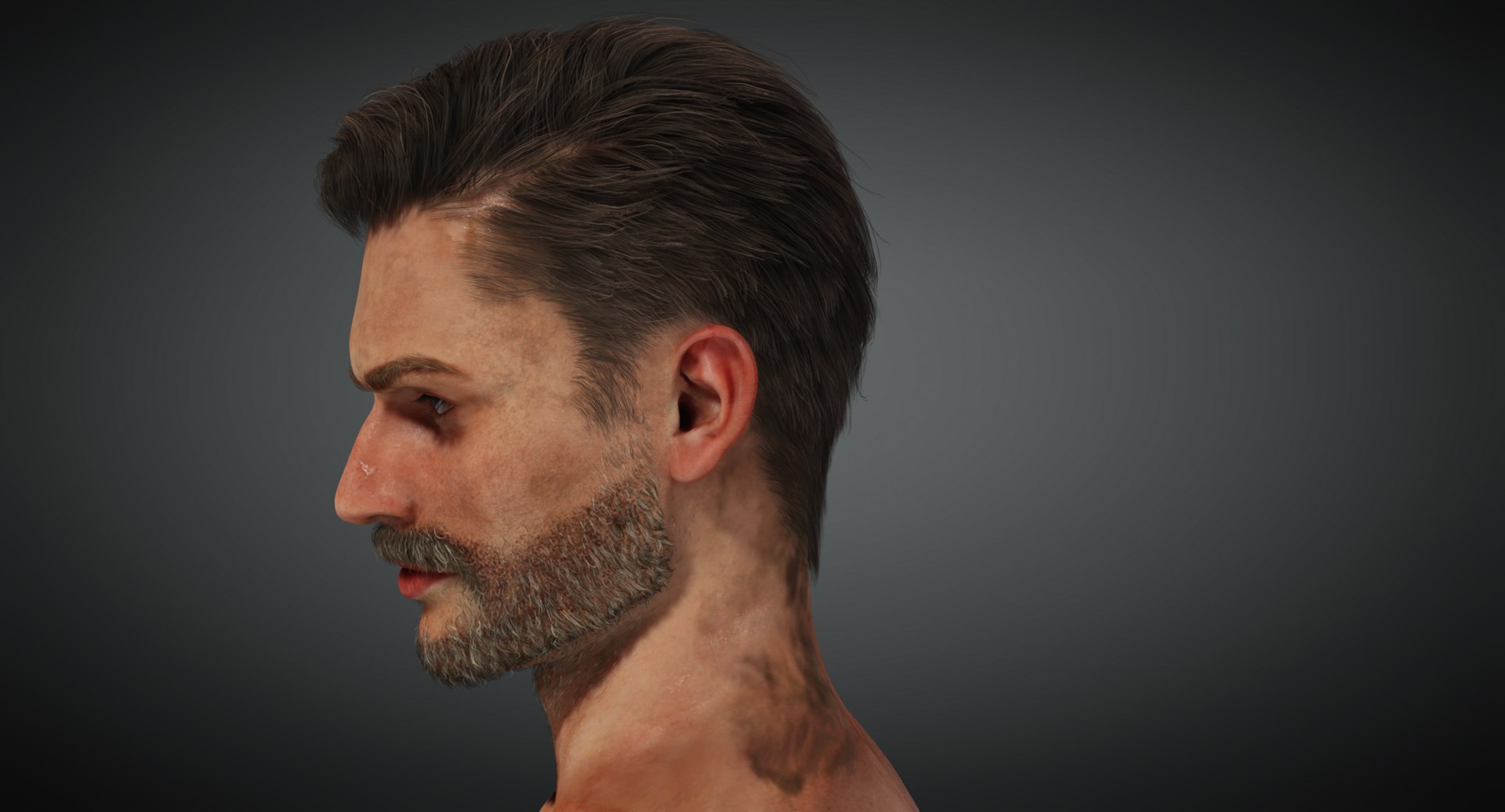 Realistic 3D Model Of A Man With Minor Injuries 3D - TurboSquid 2070135