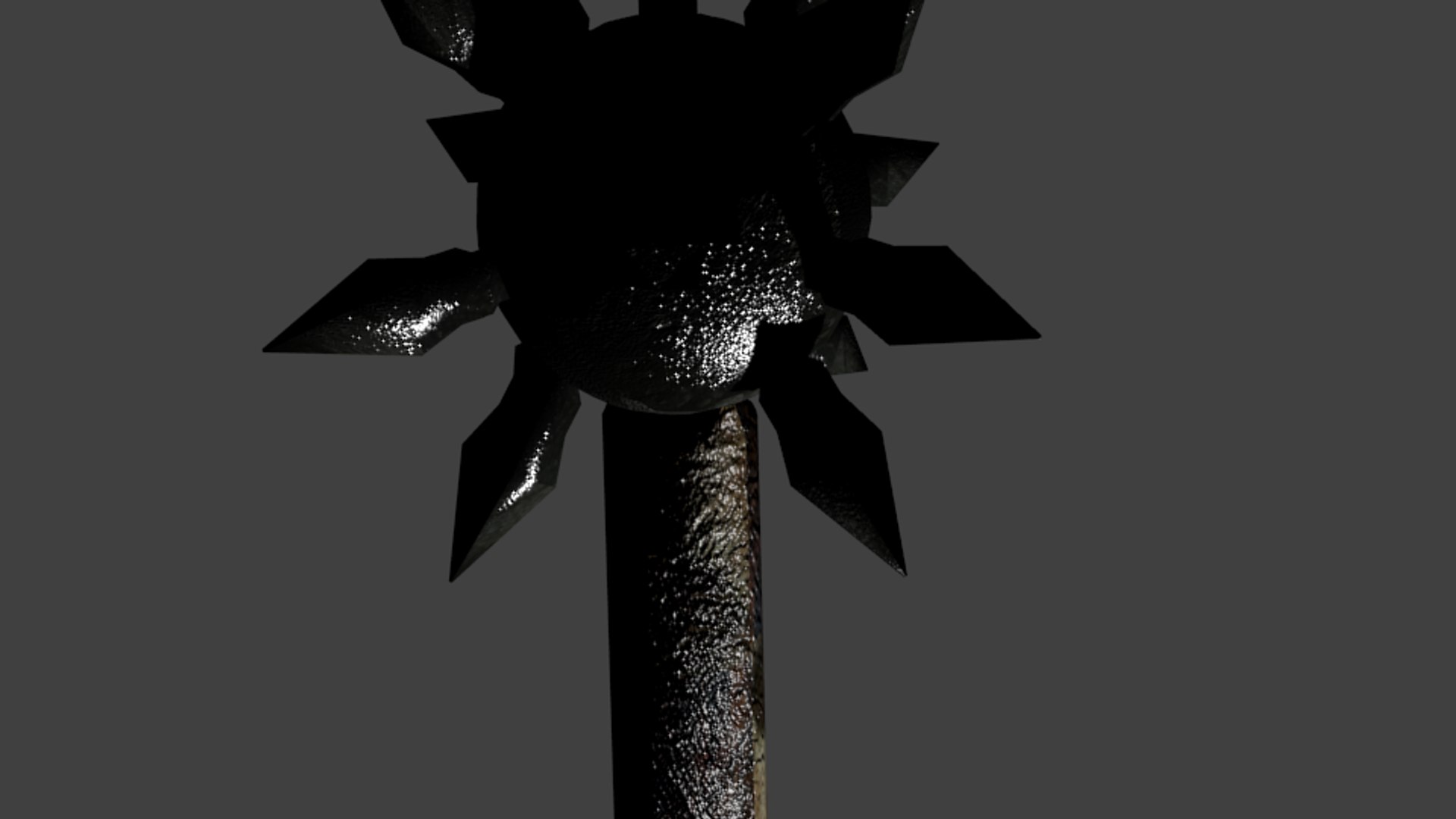 3d Model Spiked Medieval Mace