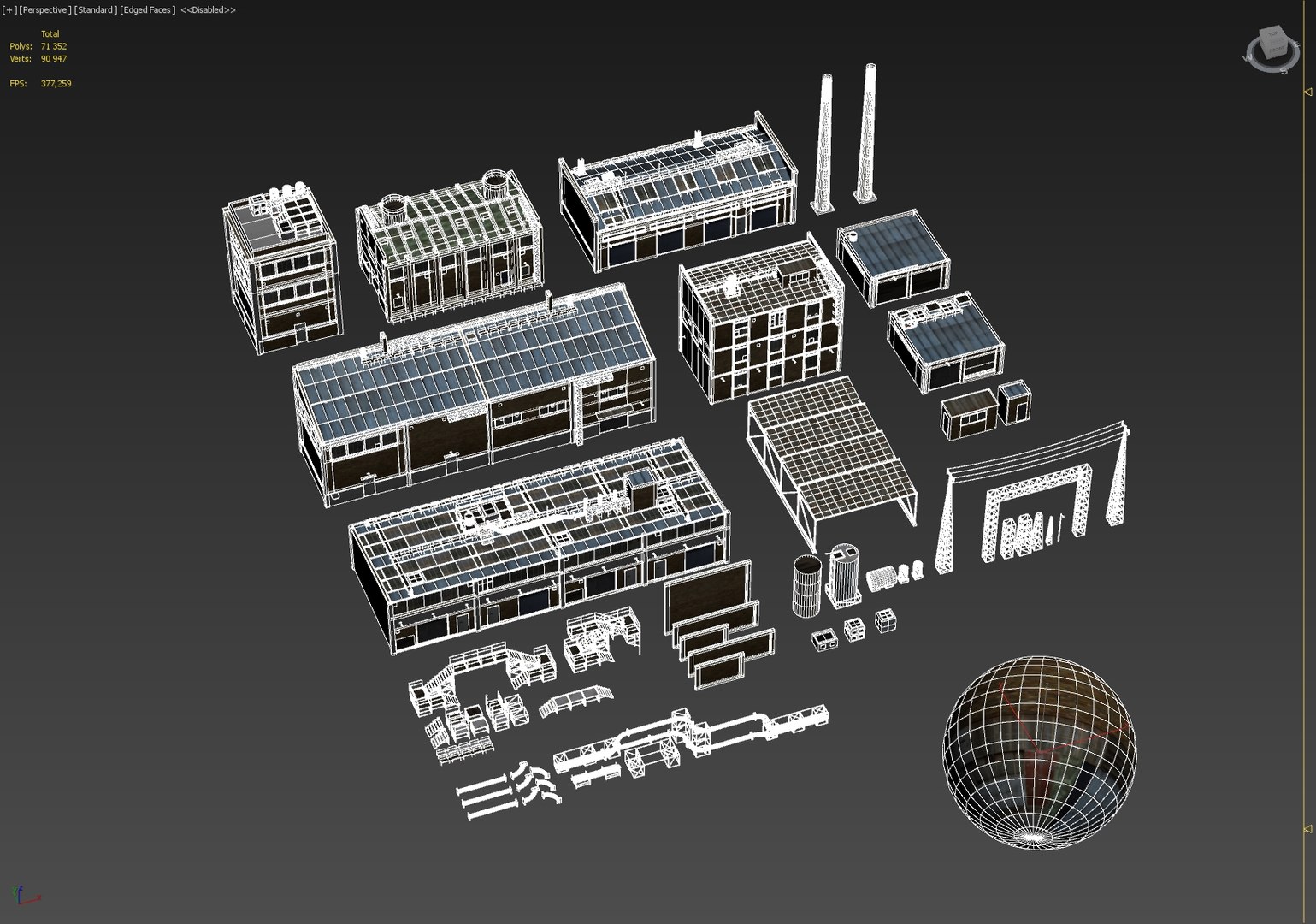 3D Model Industry Building Kit - TurboSquid 1467522