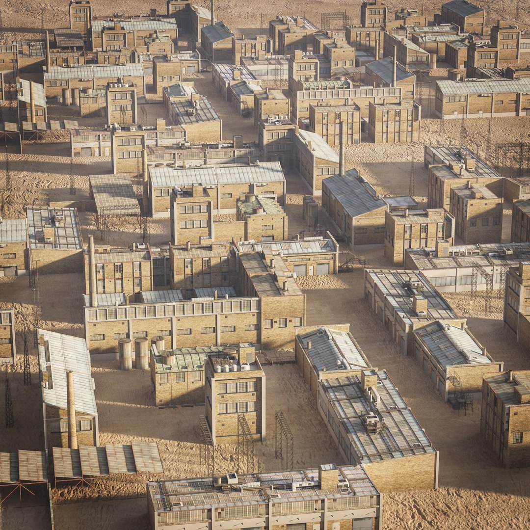 3D Model Industry Building Kit - TurboSquid 1467522