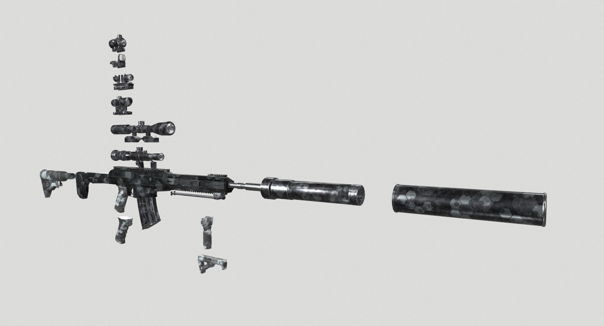 Sk-16 kit model - TurboSquid 1281106