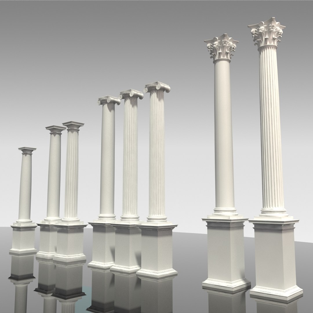 3D Classical Column Model - TurboSquid 1225109