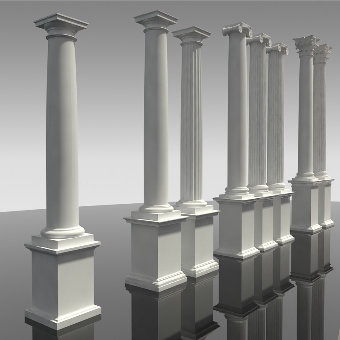 3D Classical Column Model - TurboSquid 1225109