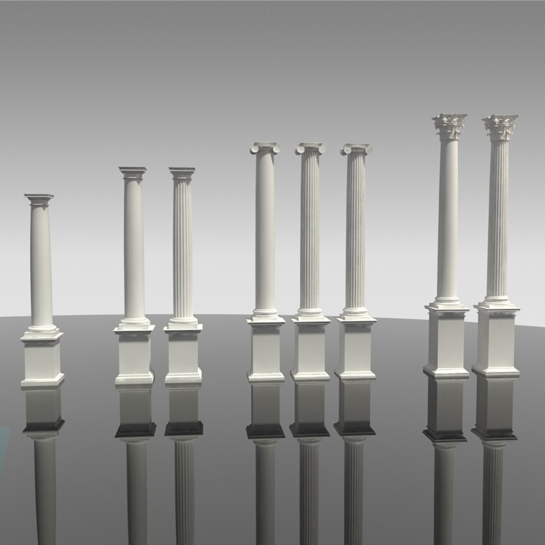 3D Classical Column Model - TurboSquid 1225109