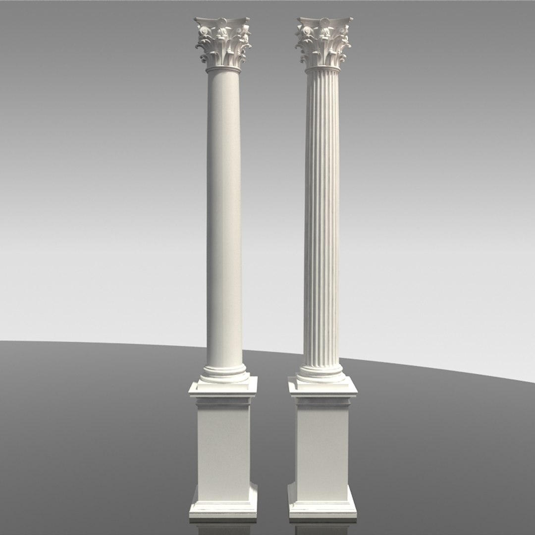 3D Classical Column Model - TurboSquid 1225109
