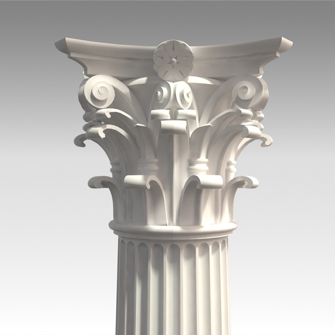 3D Classical Column Model - TurboSquid 1225109