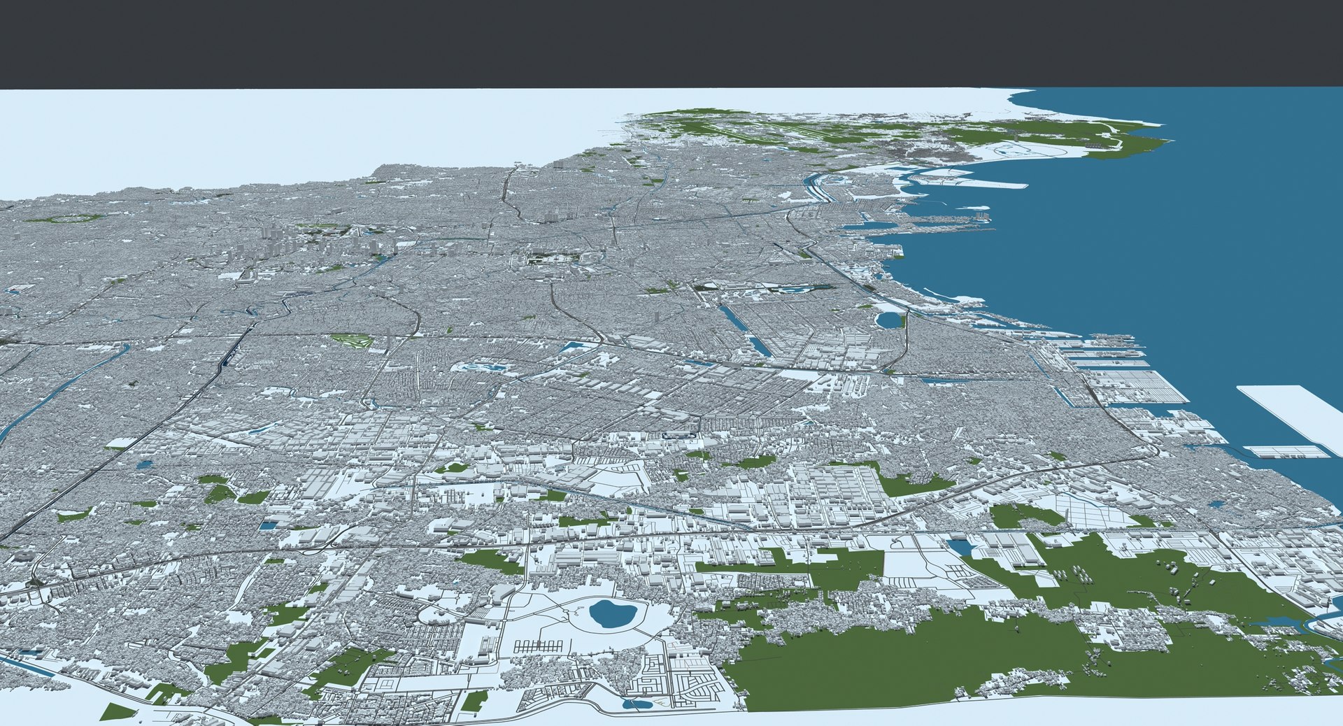 3D jakarta city urban model - TurboSquid 1705098
