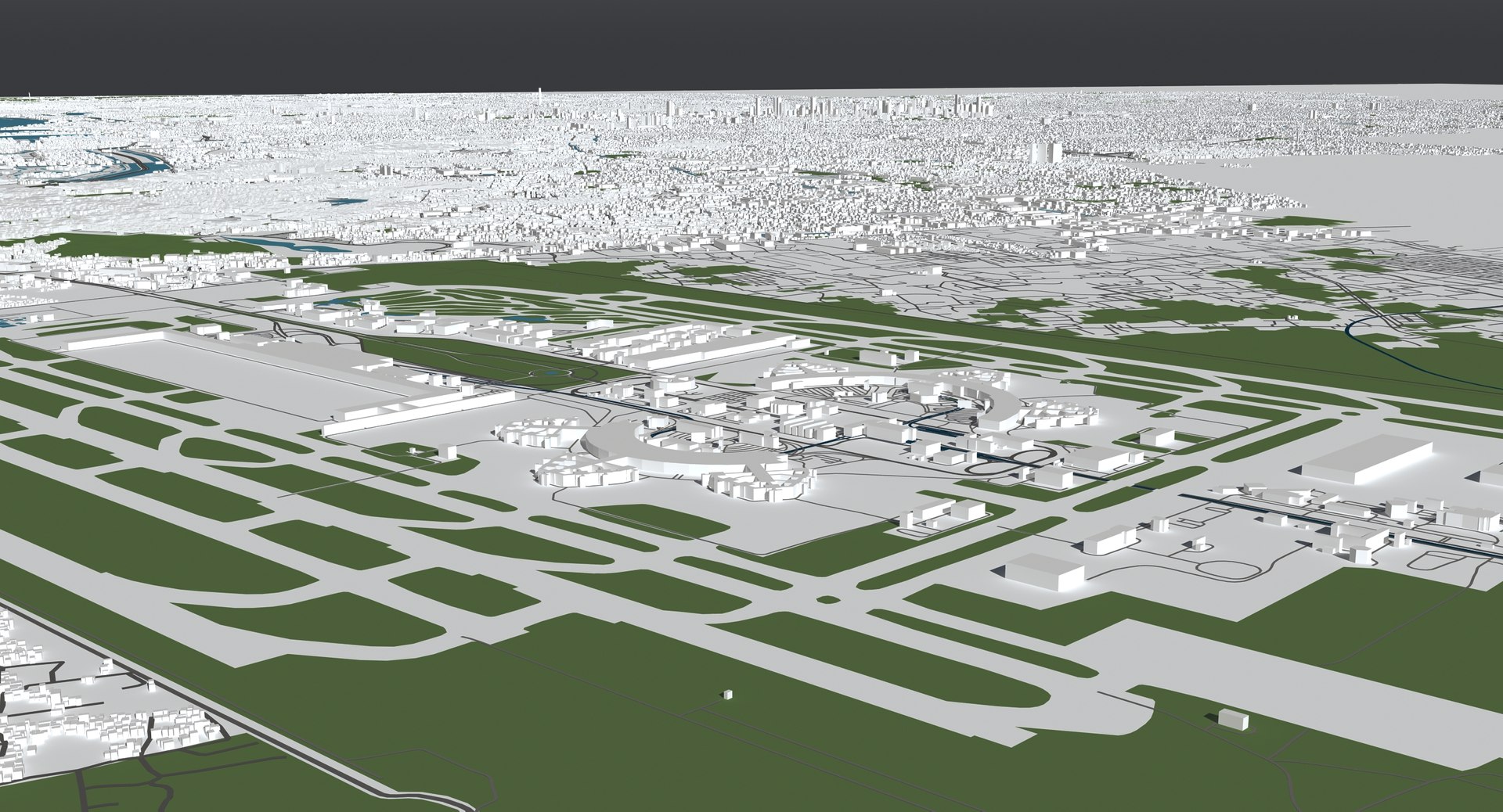 3D jakarta city urban model - TurboSquid 1705098