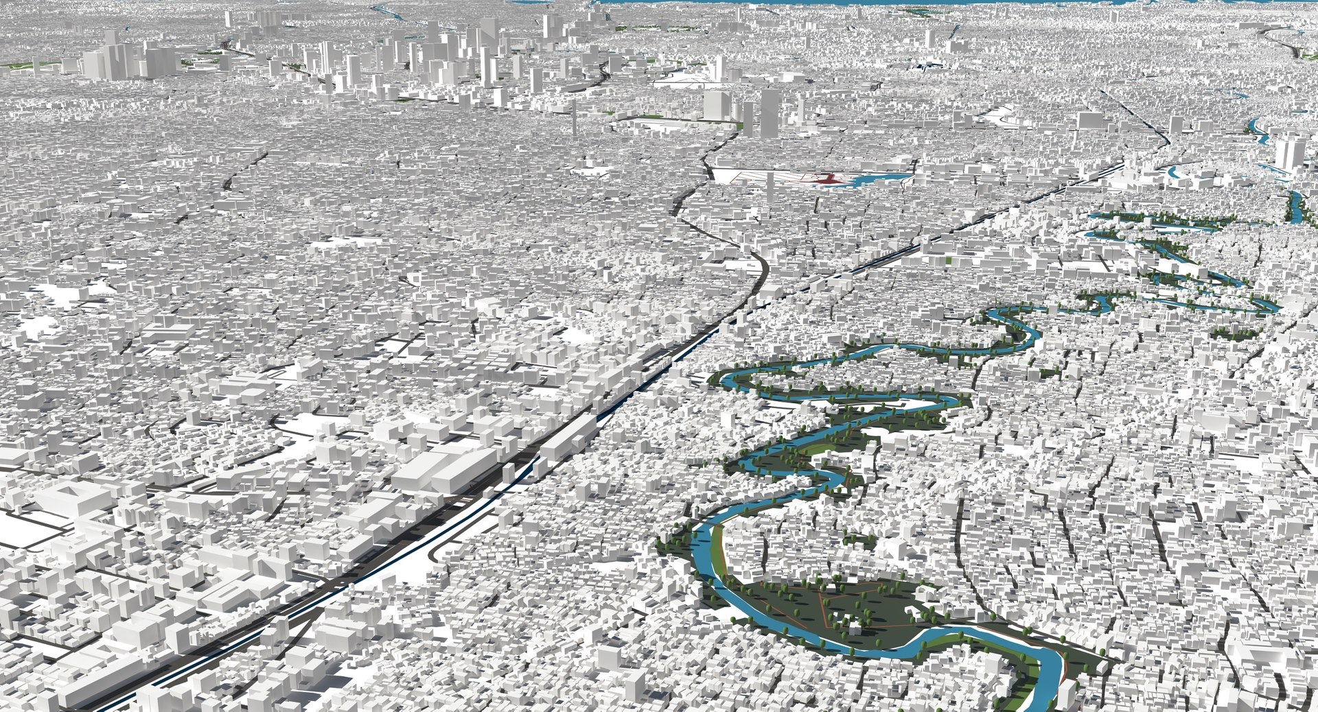 3D jakarta city urban model - TurboSquid 1705098