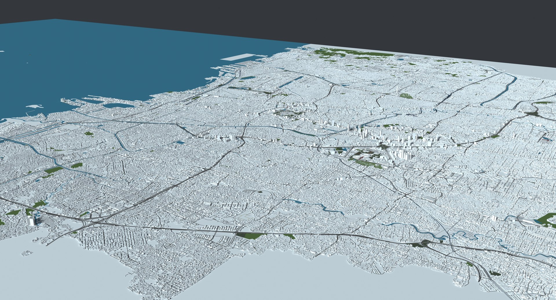 3D jakarta city urban model - TurboSquid 1705098