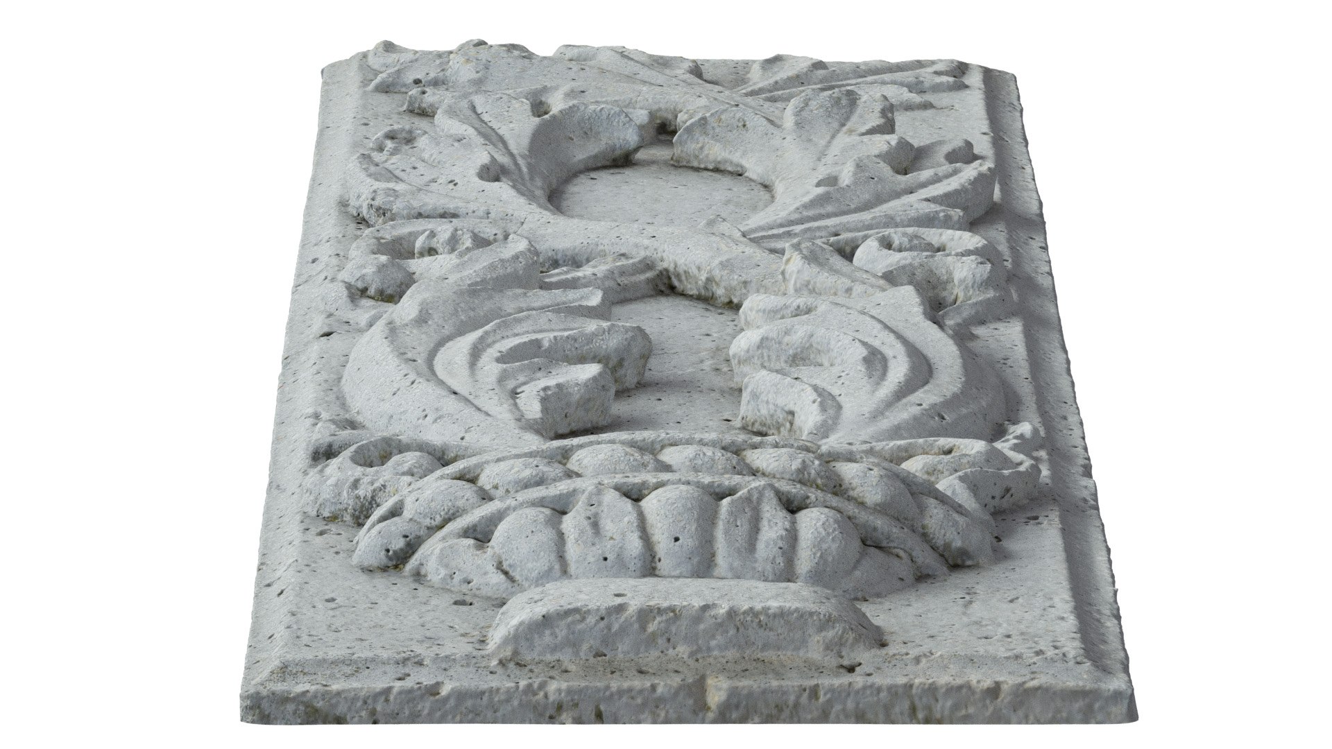 3D Classical Relief Stone Carving Decoration - TurboSquid 1757937