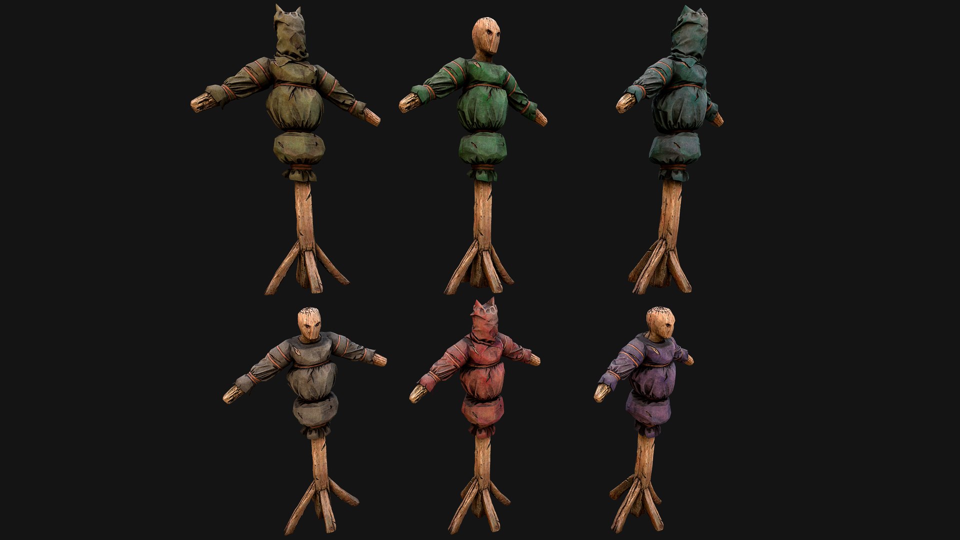 Medieval Wooden Punching Training Dummy Mannequin 3D Model - TurboSquid ...