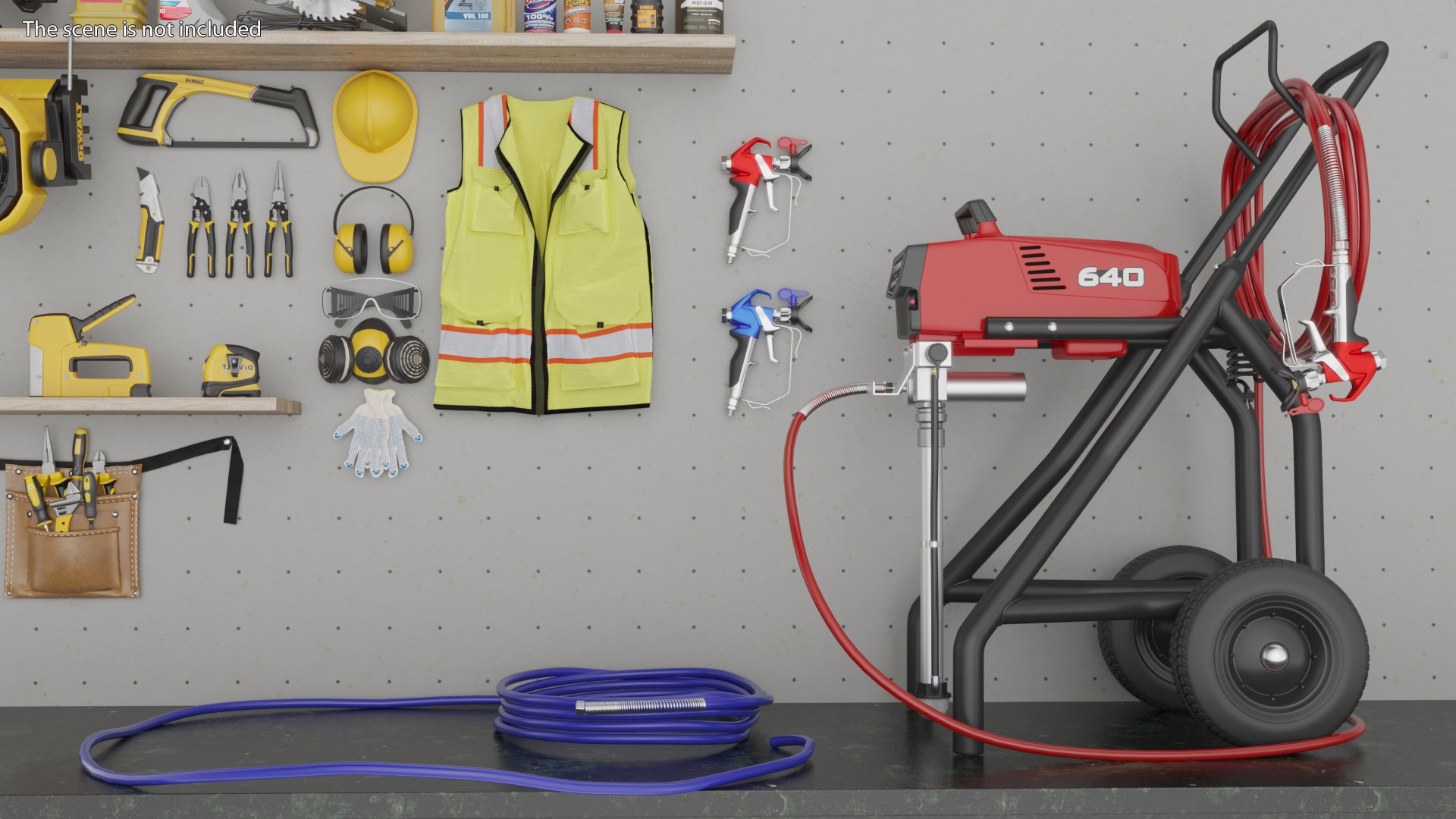 3D Titan RX Pro Airless Spray Gun Model - TurboSquid 1723323