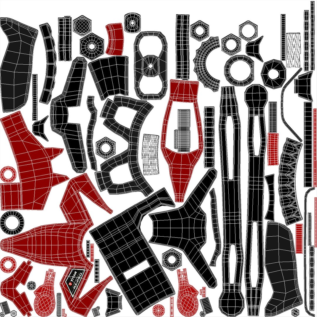 3D Titan RX Pro Airless Spray Gun Model - TurboSquid 1723323