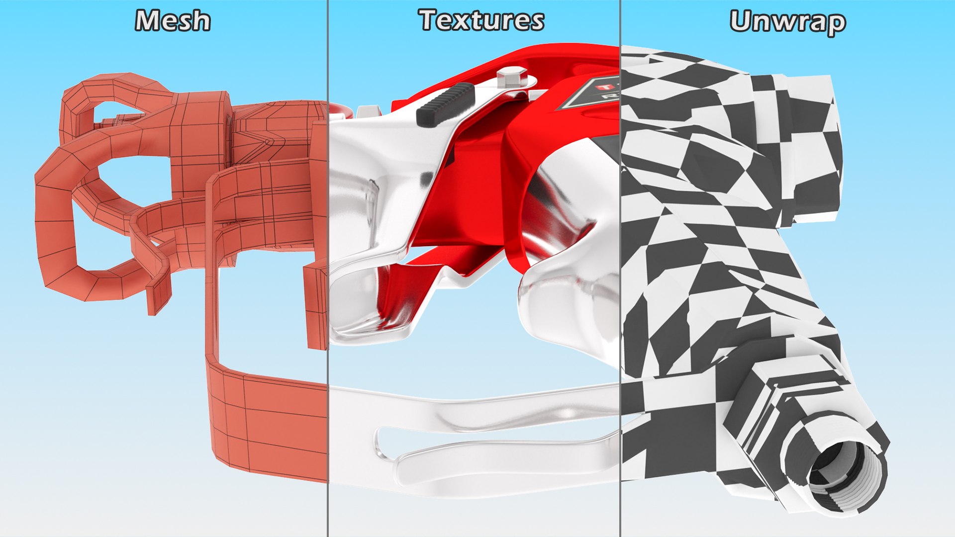 3D Titan RX Pro Airless Spray Gun Model - TurboSquid 1723323