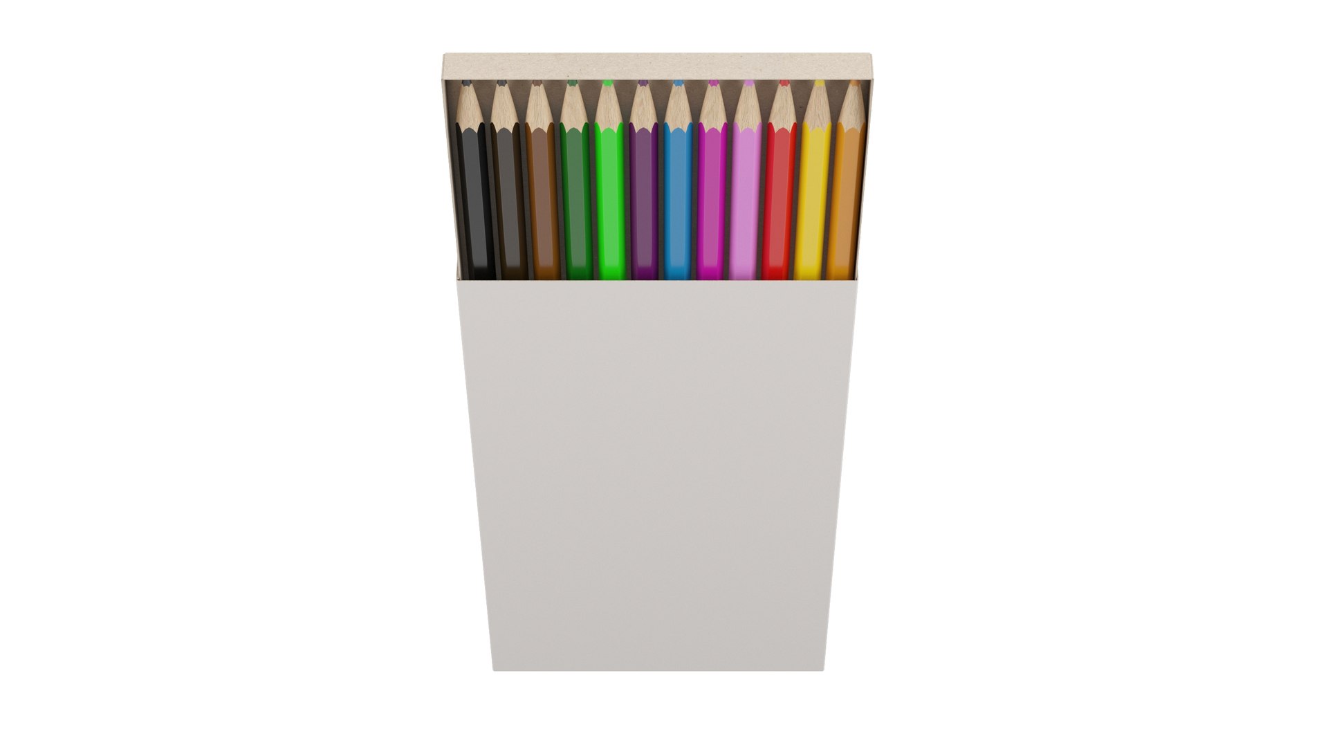 3D Colored Pencils Model - TurboSquid 2031763