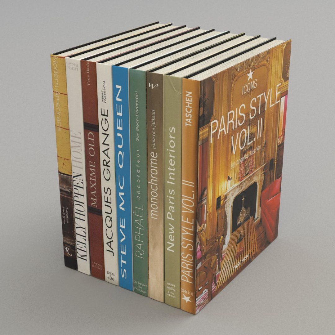 Books Rhinoceros 3d Model