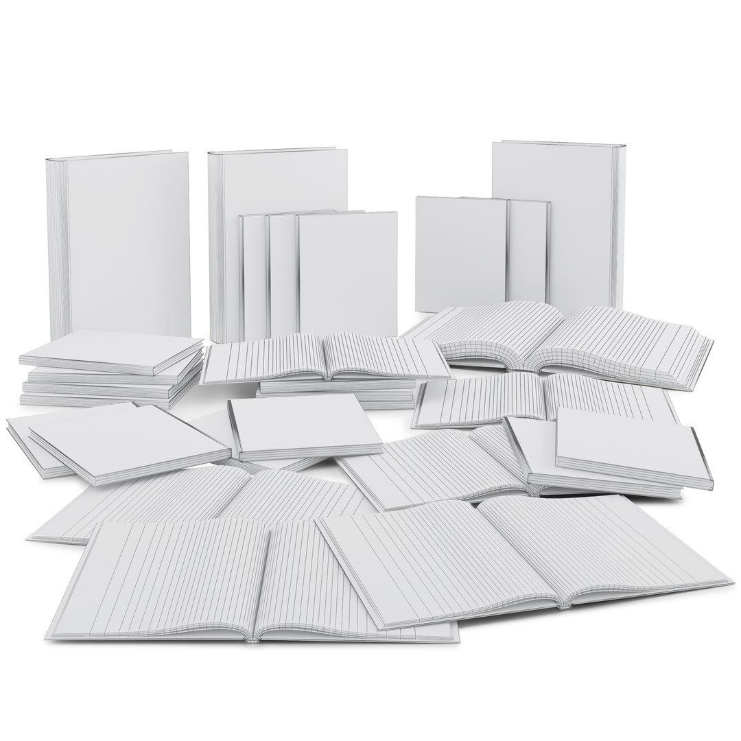 3D model book set 1 art - TurboSquid 1493677