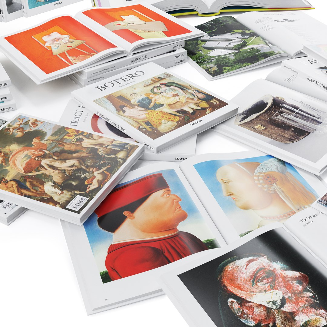 3D model book set 1 art - TurboSquid 1493677